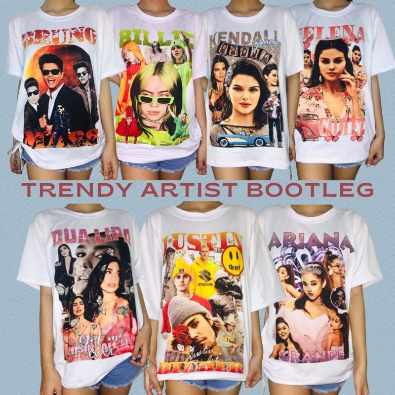 TRENDY ARTIST BOOTLEG SHIRT / IDOLS VINTAGE BOOTLEG T-SHIRT | Shopee ...