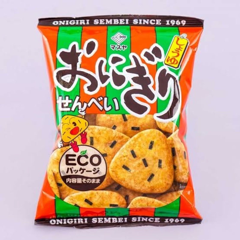 Amanoya Kabuki-Age Masuya Sembei onigiri 62g. Japanese Snack Rice ...