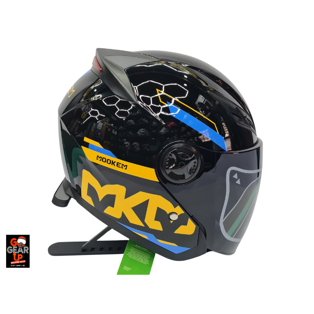 MOOKEM Half Face Helmet - Z0010 FLAIR - INTREPIDE - Dual Visor | Shopee ...