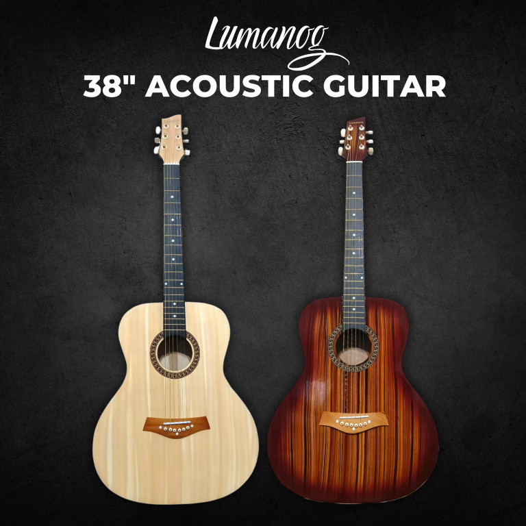 Lumanog Junior Round Acoustic and Acoustic-Electric Guitar for ...