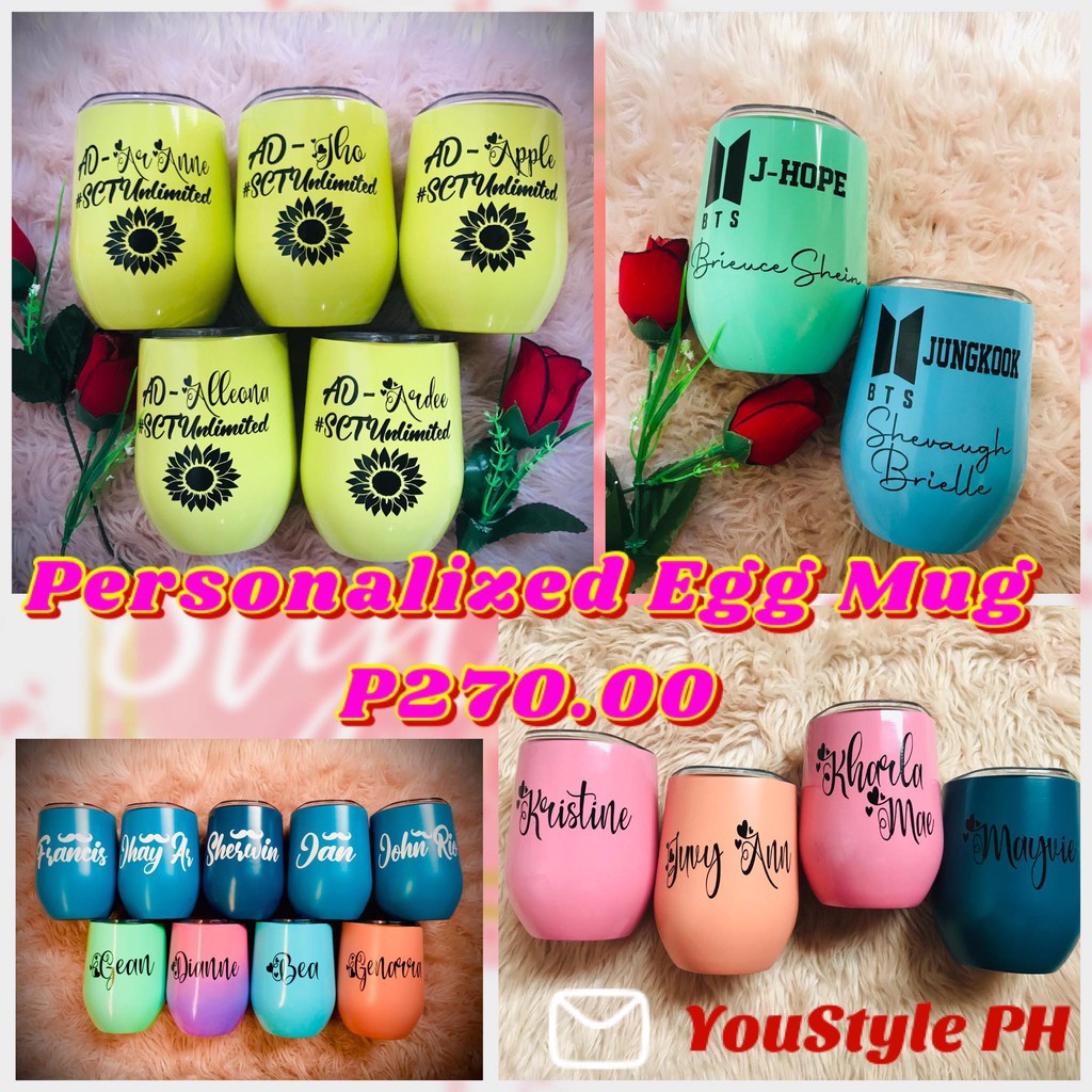 Personalized Egg Mug 250ml | Shopee Philippines