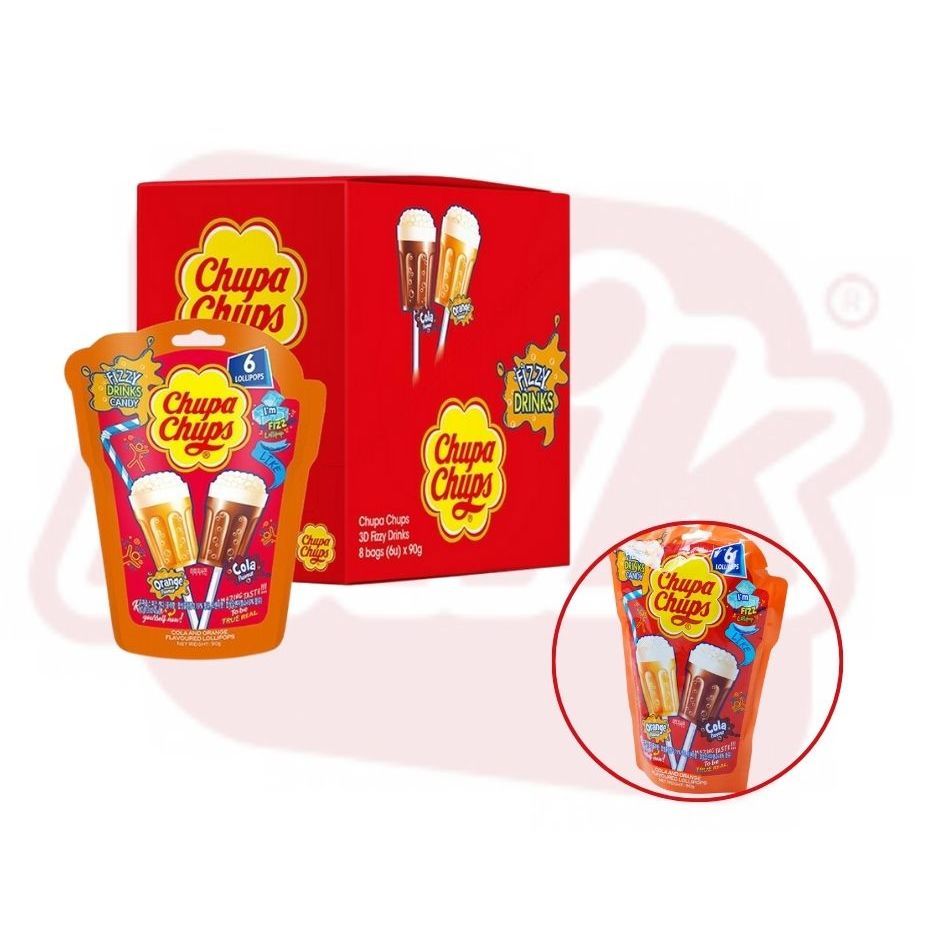 Nongshim Chupa Chups Fizzy Drinks Candy 90g | Shopee Philippines