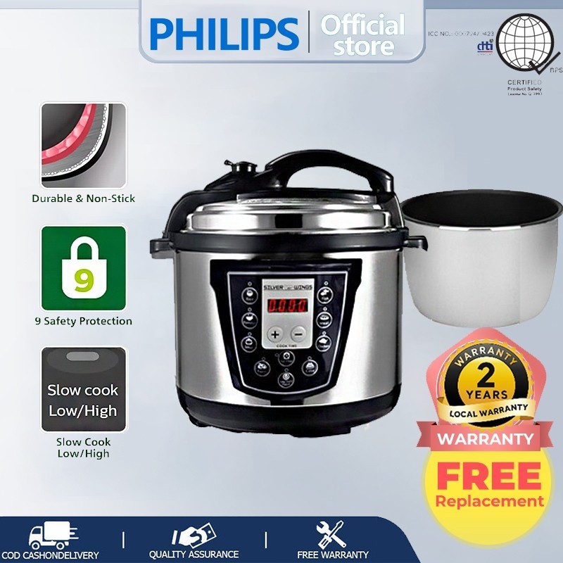 Philips Electric Pressure Cooker Pressure Cooker Detachable Electric ...