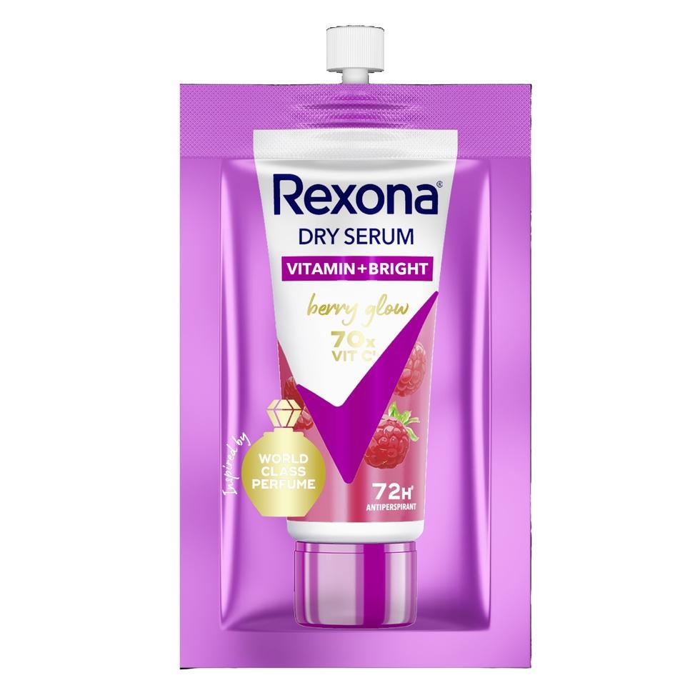Rexona Woman Vitamin + Bright Serum Sachet 7Ml - Berry Glow | Shopee ...