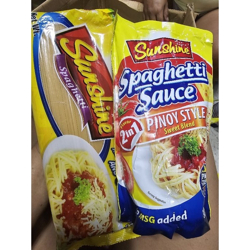 SUNSHINE SPAGHETTI SAUCE WITH PASTA 1.7 | Shopee Philippines
