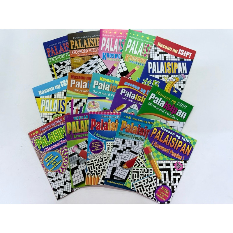 Palaisipan Puzzle Book Set- 15 Pieces (32 Pages) | Shopee Philippines