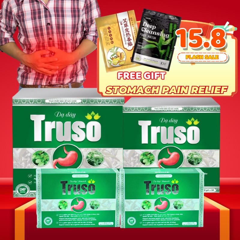 [1 Box] Truso Herbal Powder | Relieves Heartburn, GERD, Bloating, and ...