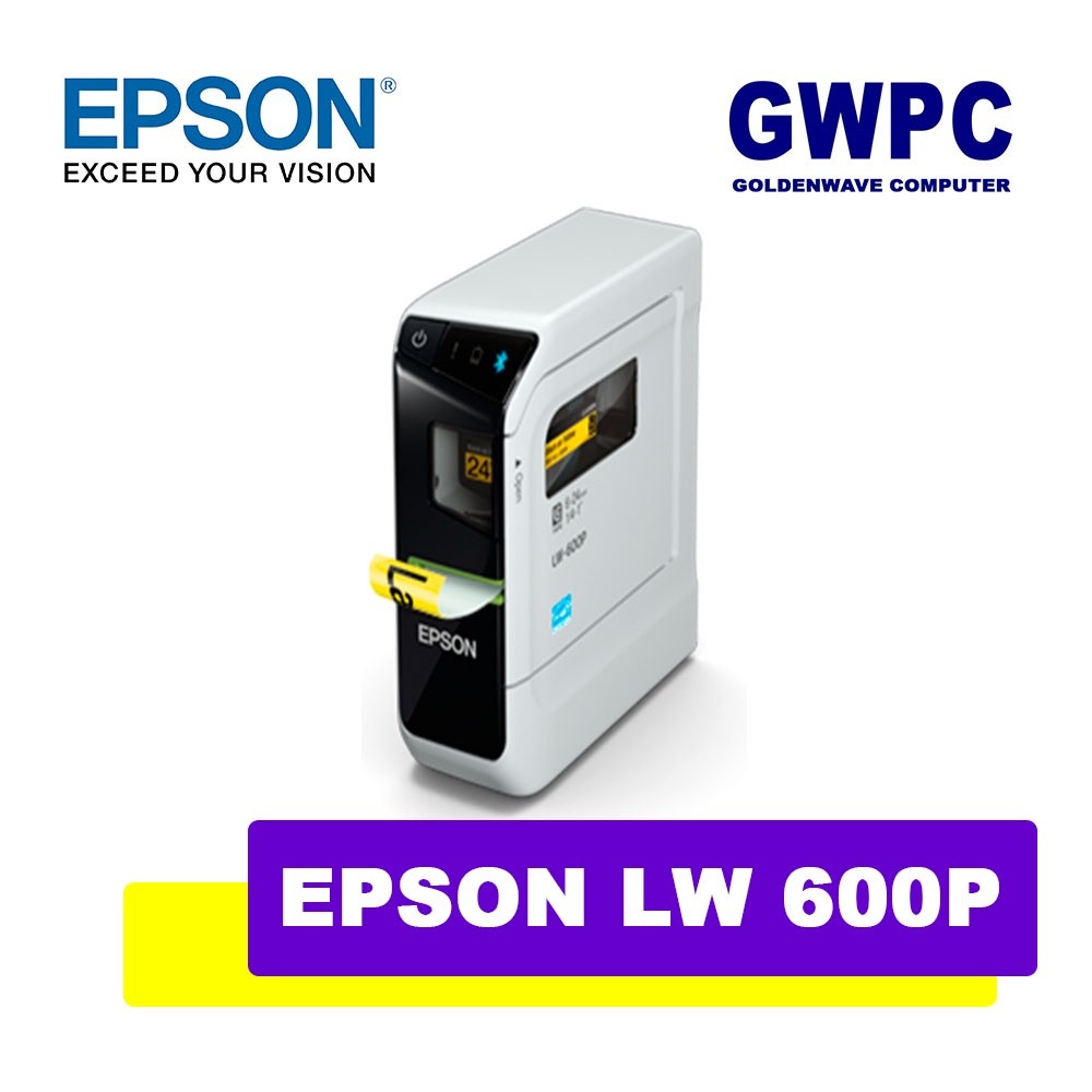 Epson LabelWorks LW-600P Bluetooth PC-Connectable Label Printer ...