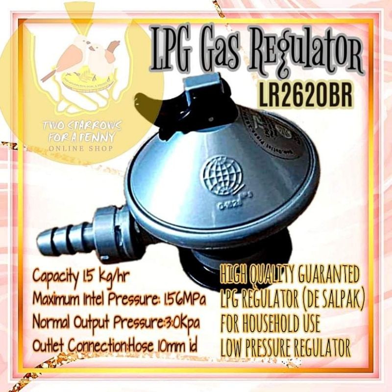 DE SALPAK LPG regulator TPA LR2620BR for Petron Gasul | Shopee Philippines