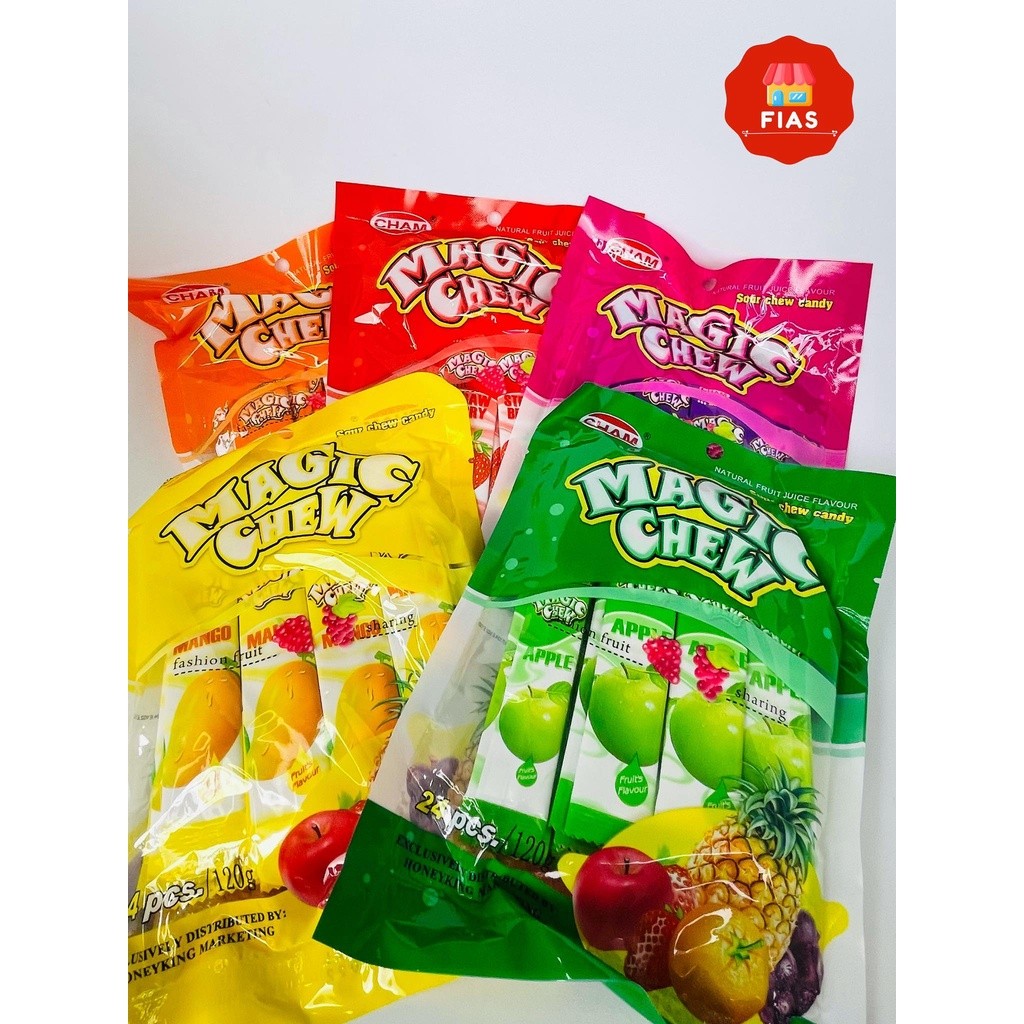 24 Pieces Magic Chew | Sour Chew Candy | Gummy Paninda | Shopee Philippines