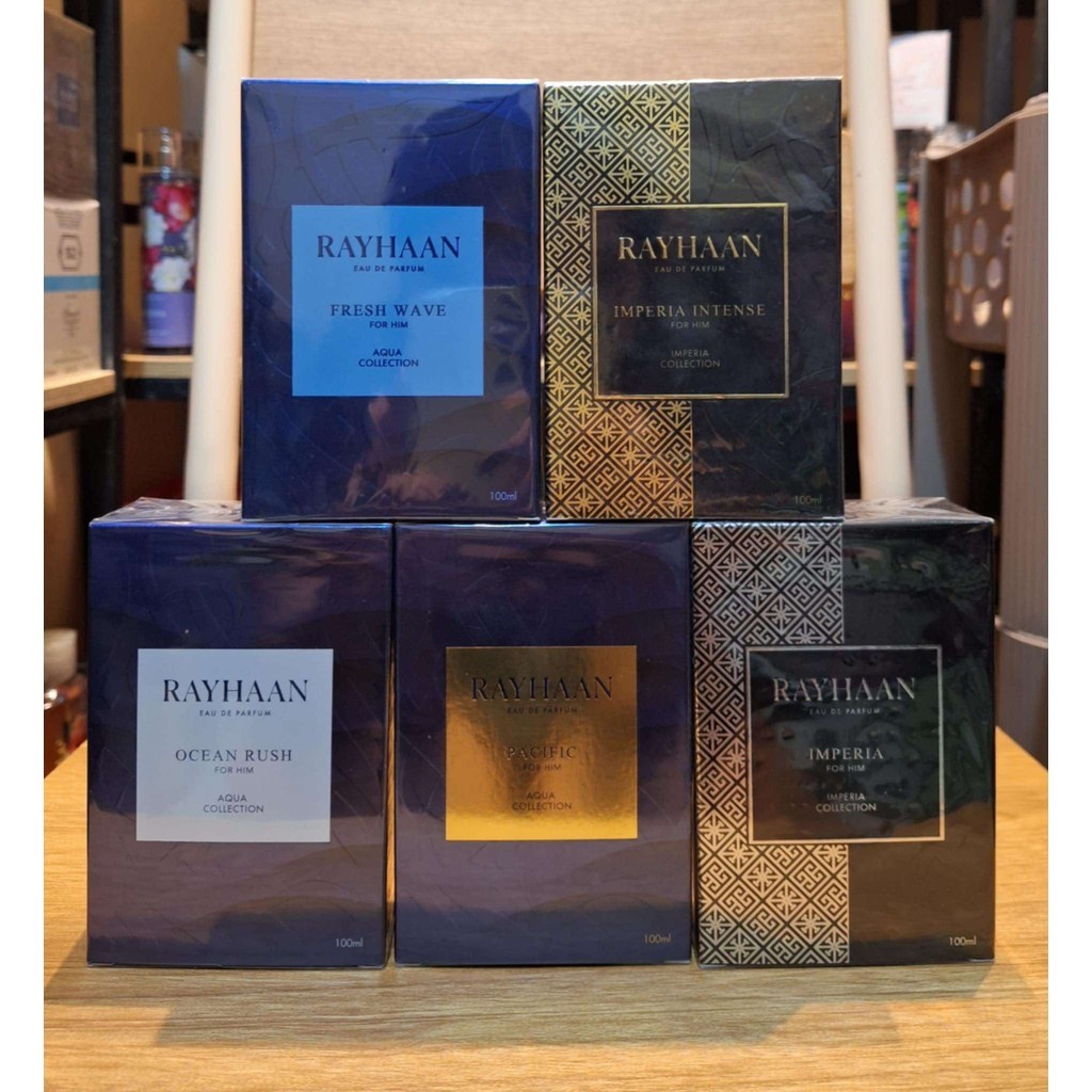 Rayhaan Ocean Rush/ Pacific/Fresh Wave/ Imperia/ Imperia Intense 100 ml ...