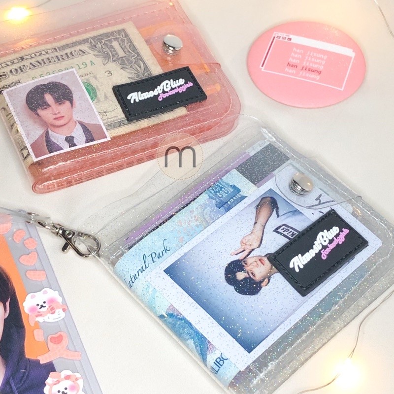 Cute Aesthetic Korean Transparent Wallet KPOP Photocard Wallet By ...
