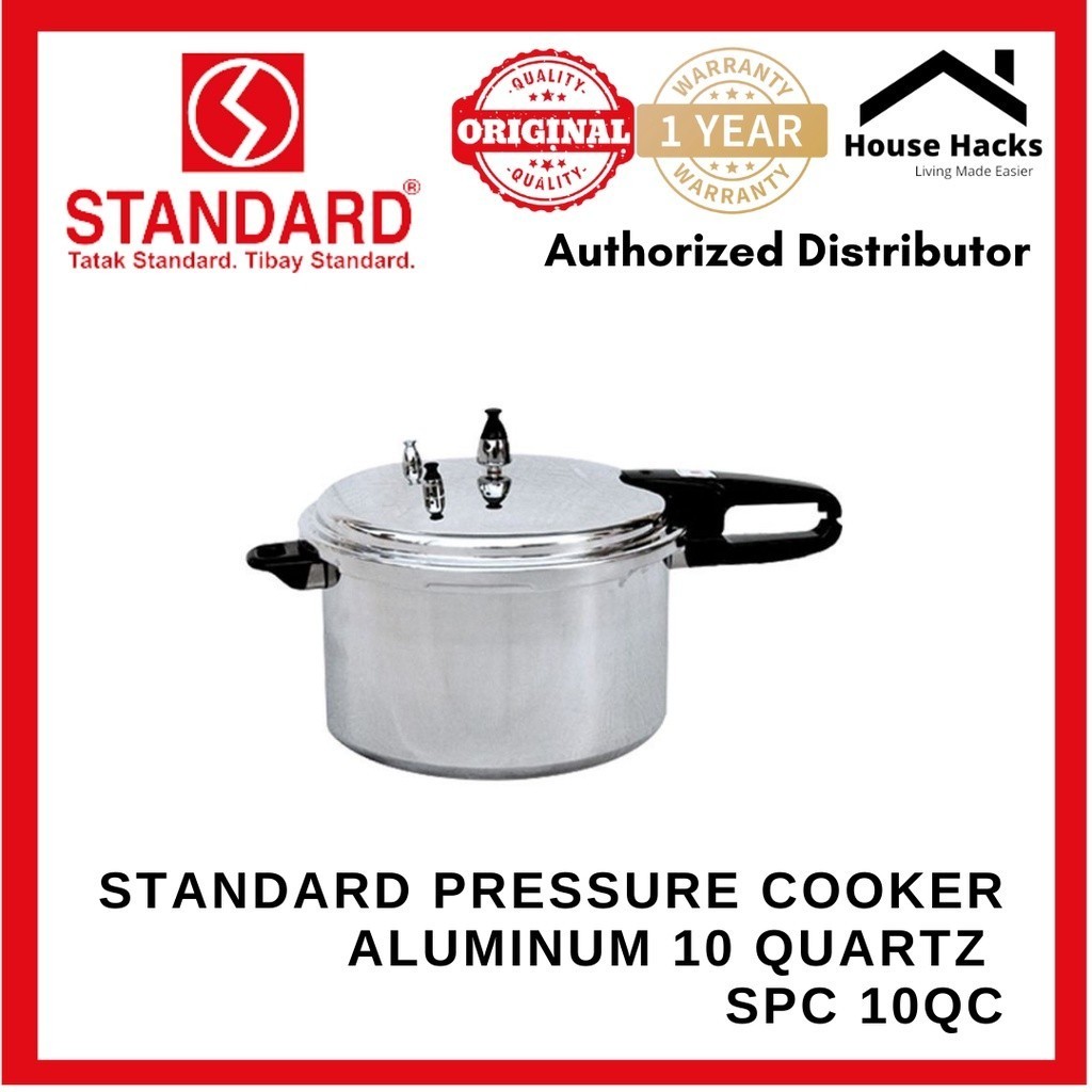 Standard Pressure Cooker Aluminum 10 Quartz SPC 10QC (House Hacks ...