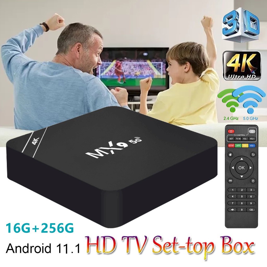 The New 5G MXQ pro 16g+256G android smart tv box 4k Dual-band true 5G ...