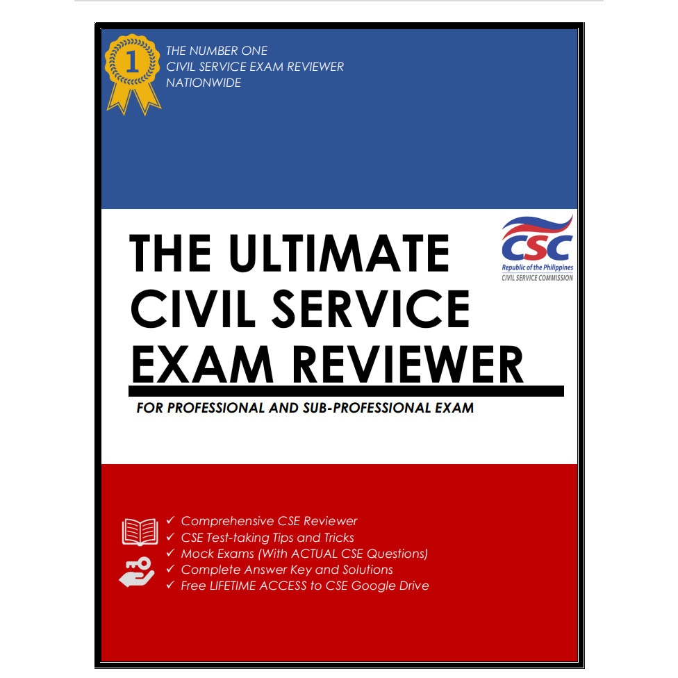 The Ultimate Civil Service Exam (CSE) Reviewer | Shopee Philippines