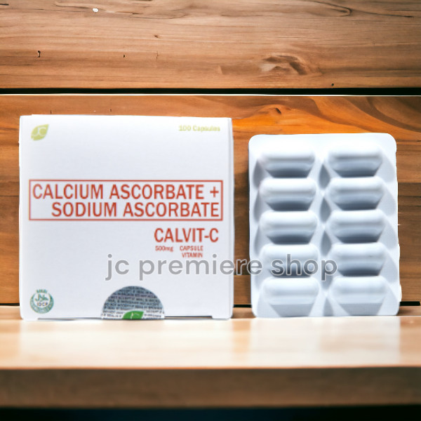 Calvit C Calcium Ascorbate + Sodium Ascorbate Vitamins 500mg (10 ...