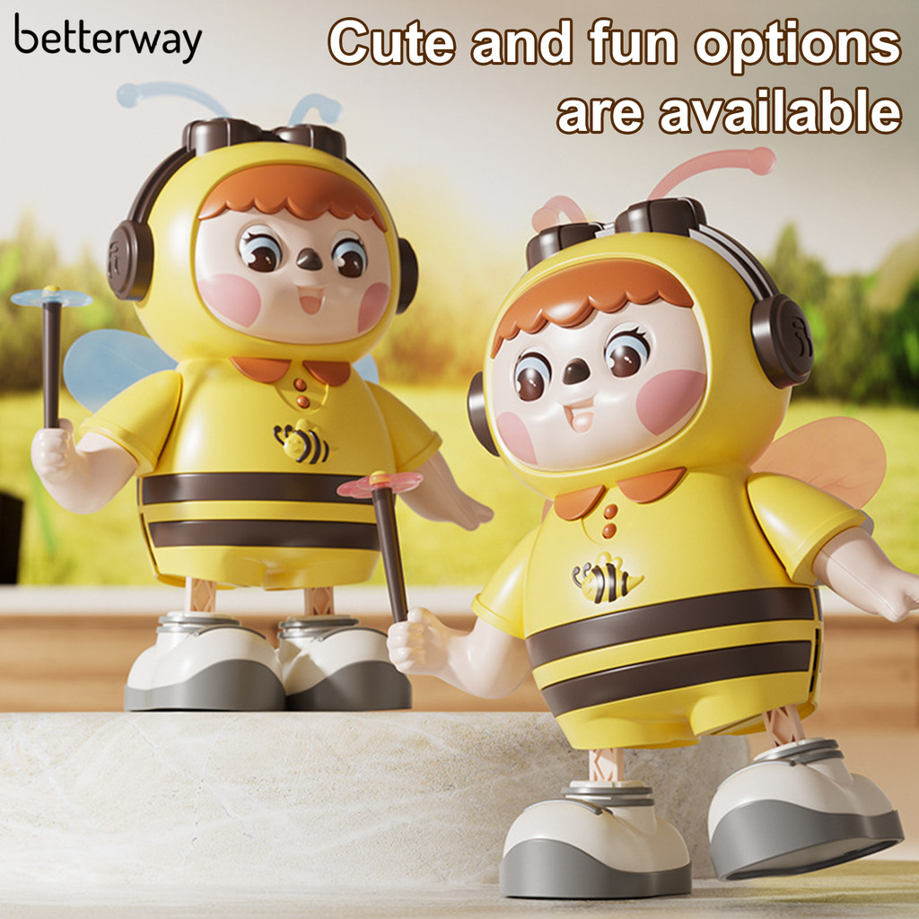 BET-Electric Singing Dancing Bee Toy with LED Light Music Kids Walking ...