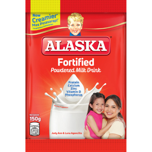 Alaska Fortified Powdered Milk Drink 150G | Shopee Philippines