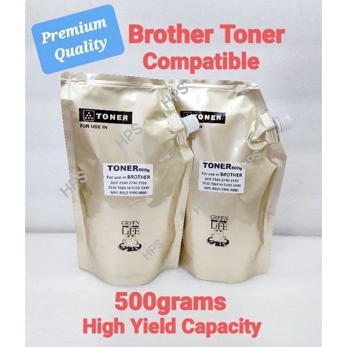 Toner Universal Brother Powder Refill 500grams DCP L2540 2550 2700 2740 ...