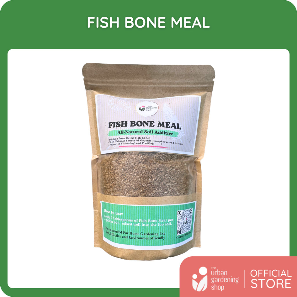 THE URBAN GARDENING SHOP Fish Bone Meal - All- Natural Soil Additive ...