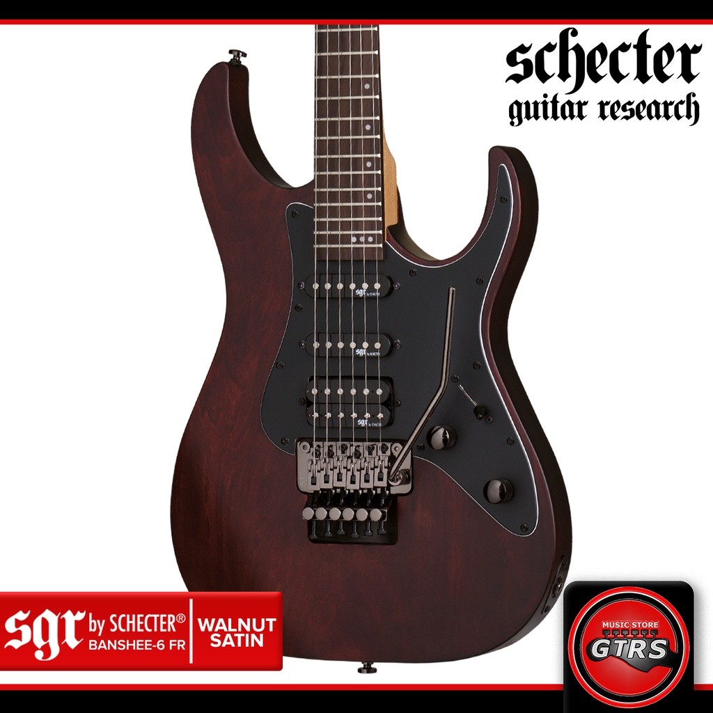 Schecter Guitars SGR Series - Banshee-6 FR Electric Guitar with Free ...