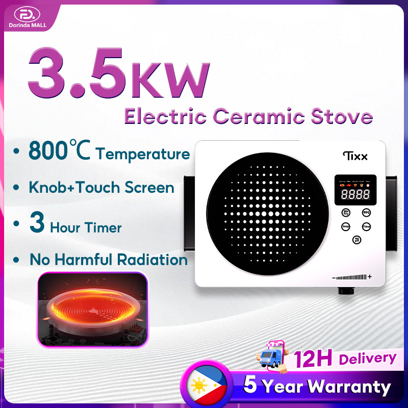 TIXX Electric Ceramic Stove Infrared Induction Cooker Heater Burner ...