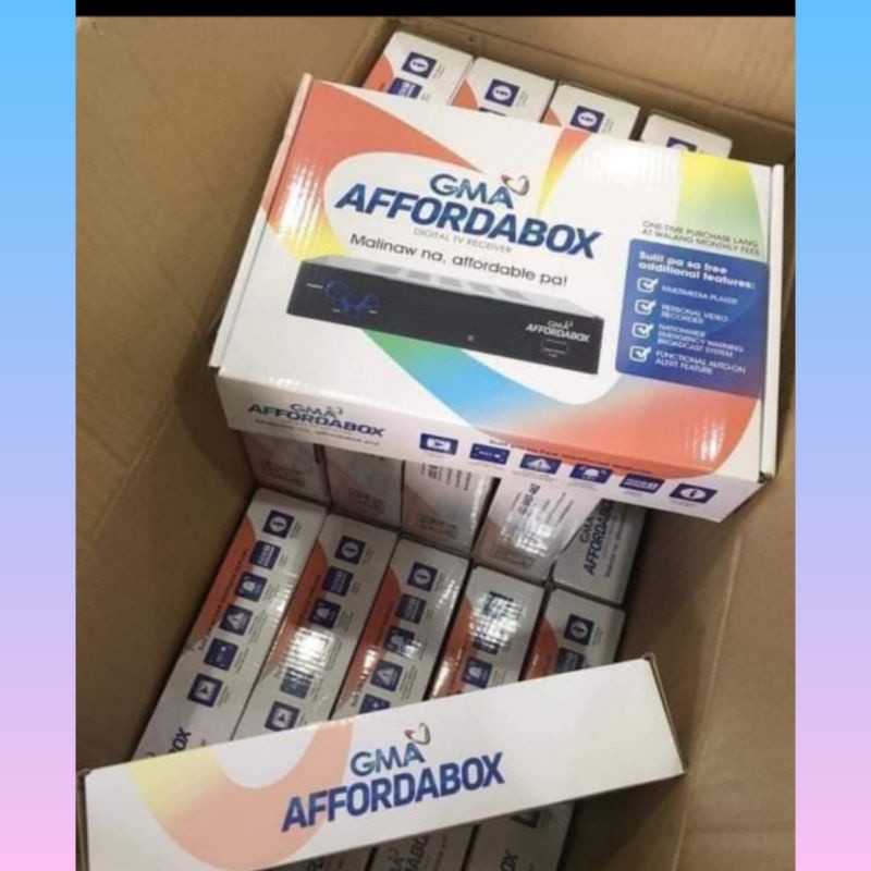 GMA affodabox digital TV box digital affordable | Shopee Philippines