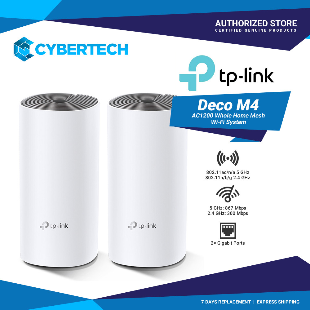 TP-Link Deco M4 AC1200 Whole Home Mesh Wi-Fi System | Shopee Philippines