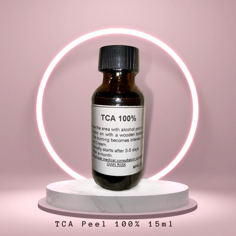 PURE TCA Peel Cross 100% 15ml for tattoo removal, gental warts and ...