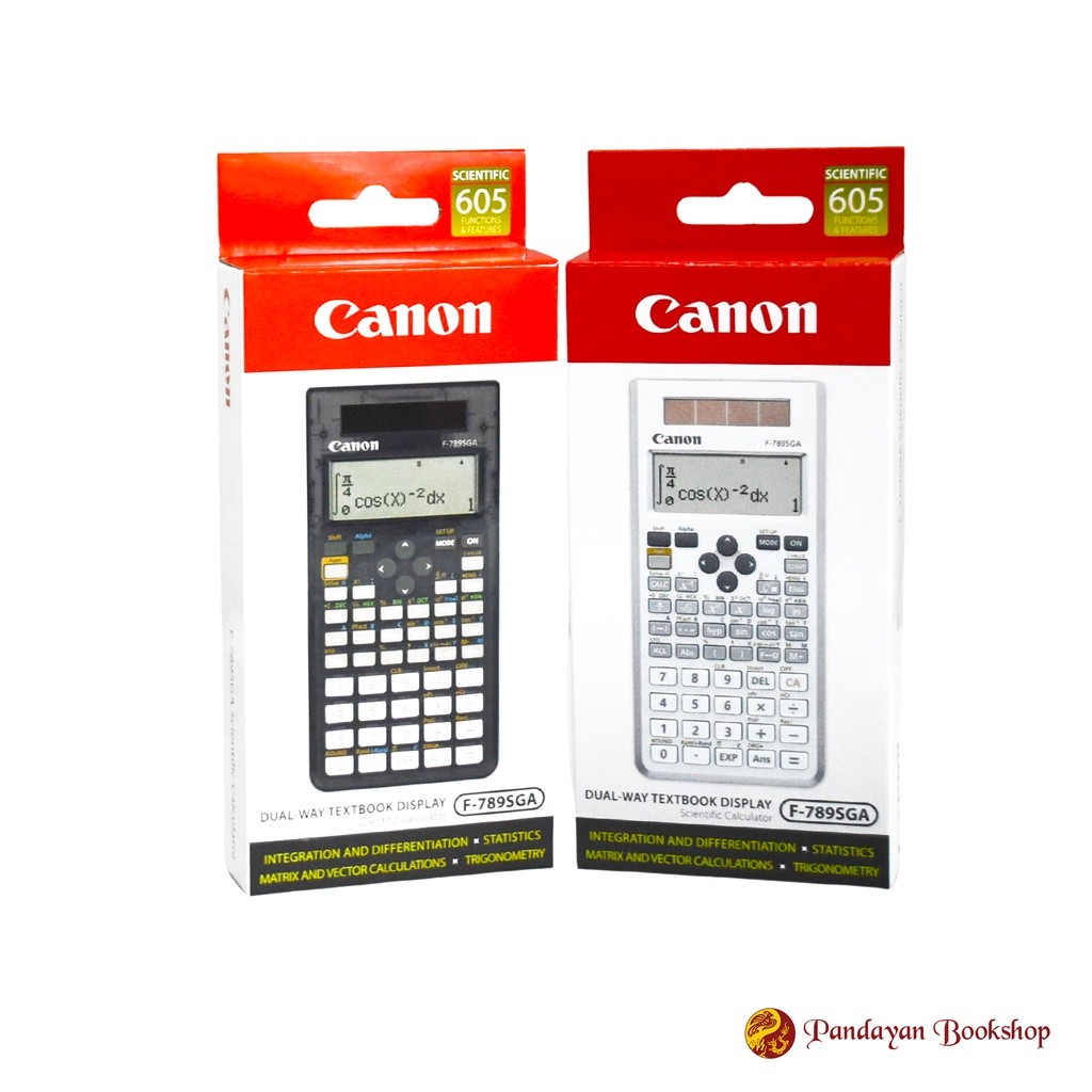 Canon F-789SGA Scientific Calculator (605 Functions And Features ...
