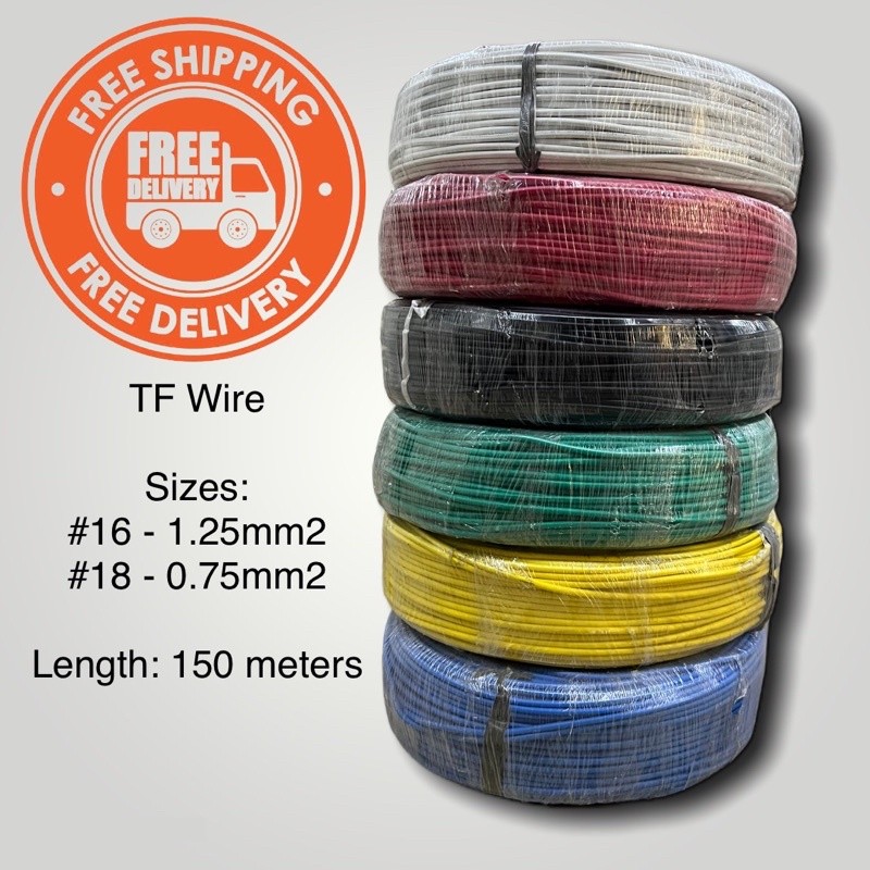 Orion TF Wire Stranded #16/1.25mm2 - #18/0.75mm2 | Shopee Philippines