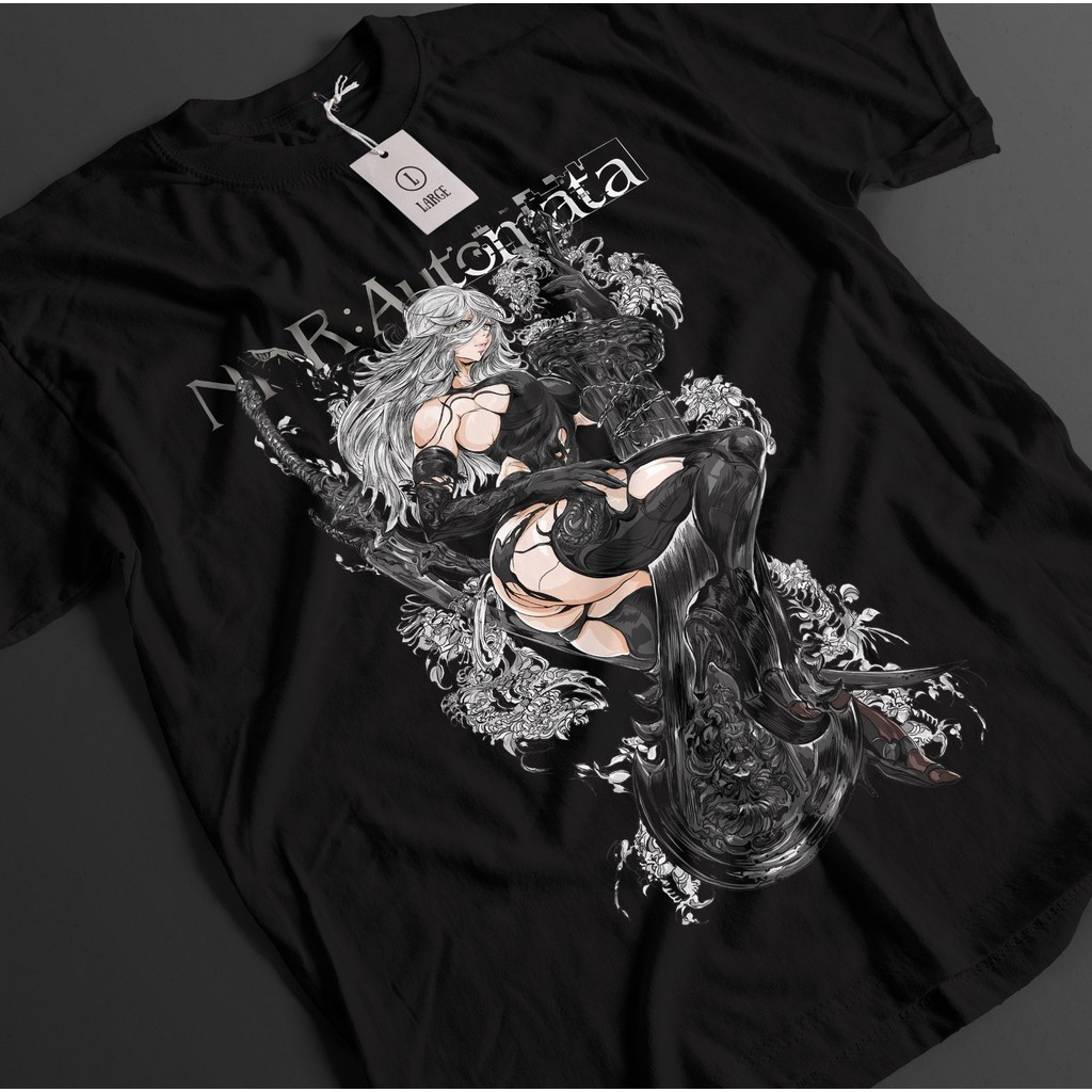 Nier Automata Shirt YoRHa 2B Tshirt 9S T-Shirt A2 Top Eve Nines Adam ...