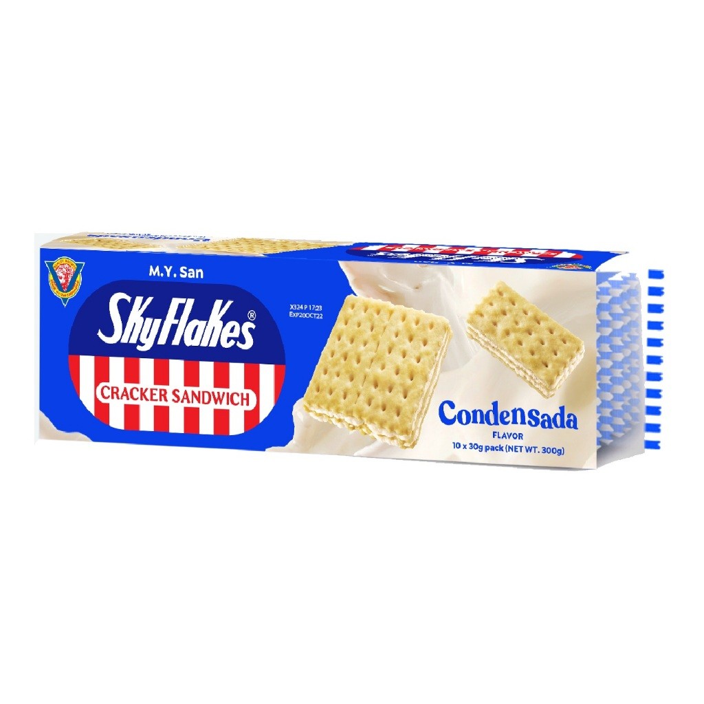 My San Skyflakes Cracker Sandwich Condensada 30g x 10s | Shopee Philippines
