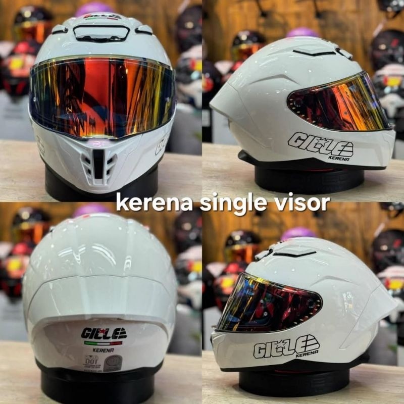 GILLE PHOENIX SEC ENVIVO GILLE KERENA FULLFACE DUAL VISOR | Shopee ...