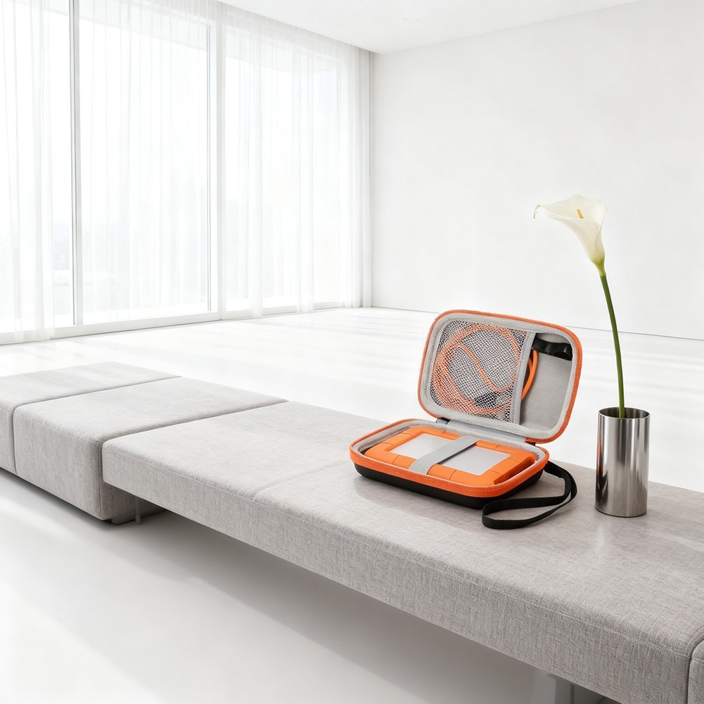 [DREAMLIFE]Portable Hard Drive Enclosure Storage Bag for LaCie-Rugged ...