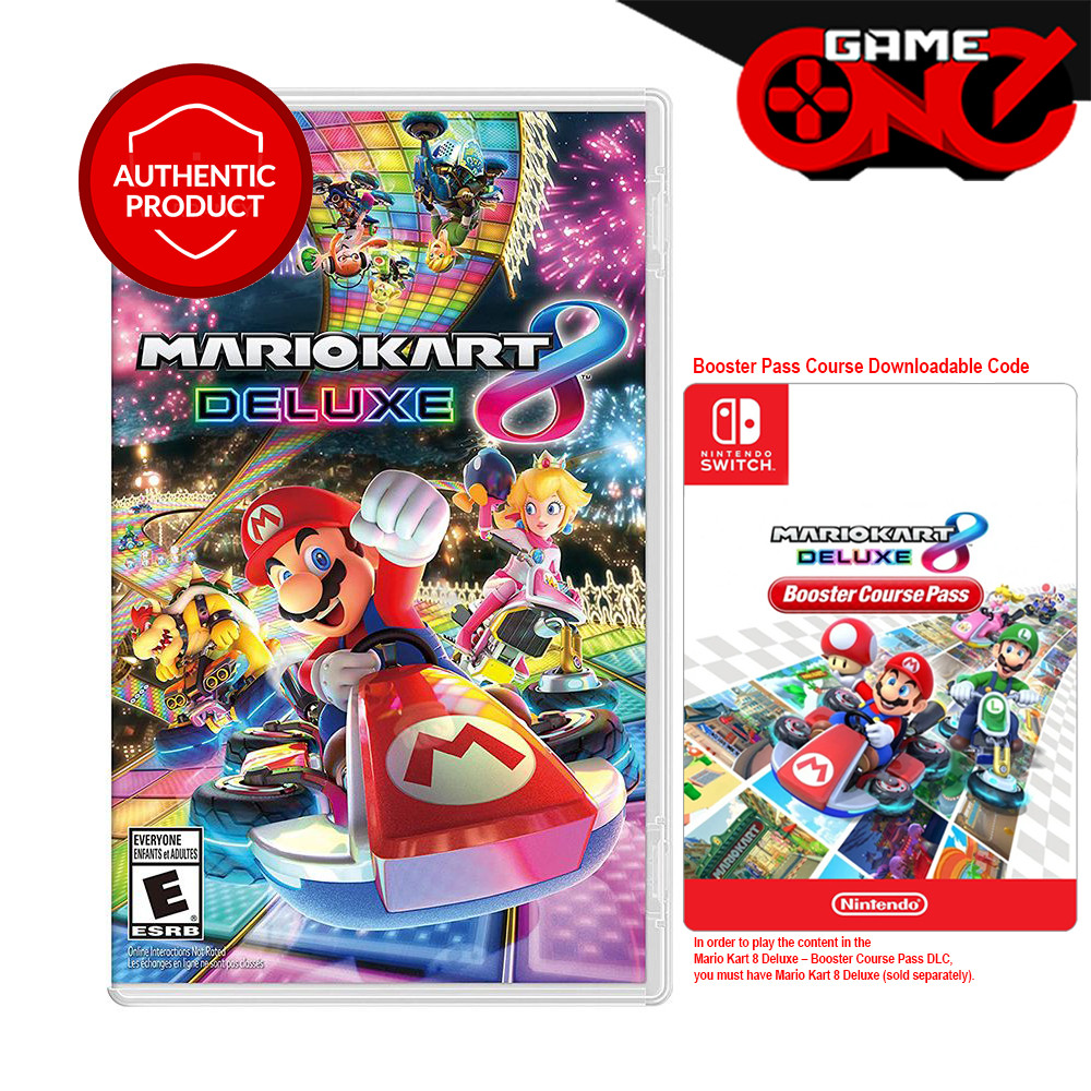 Nintendo Switch Mario Kart 8 Deluxe + Booster Course Pass DLC - MDE ...