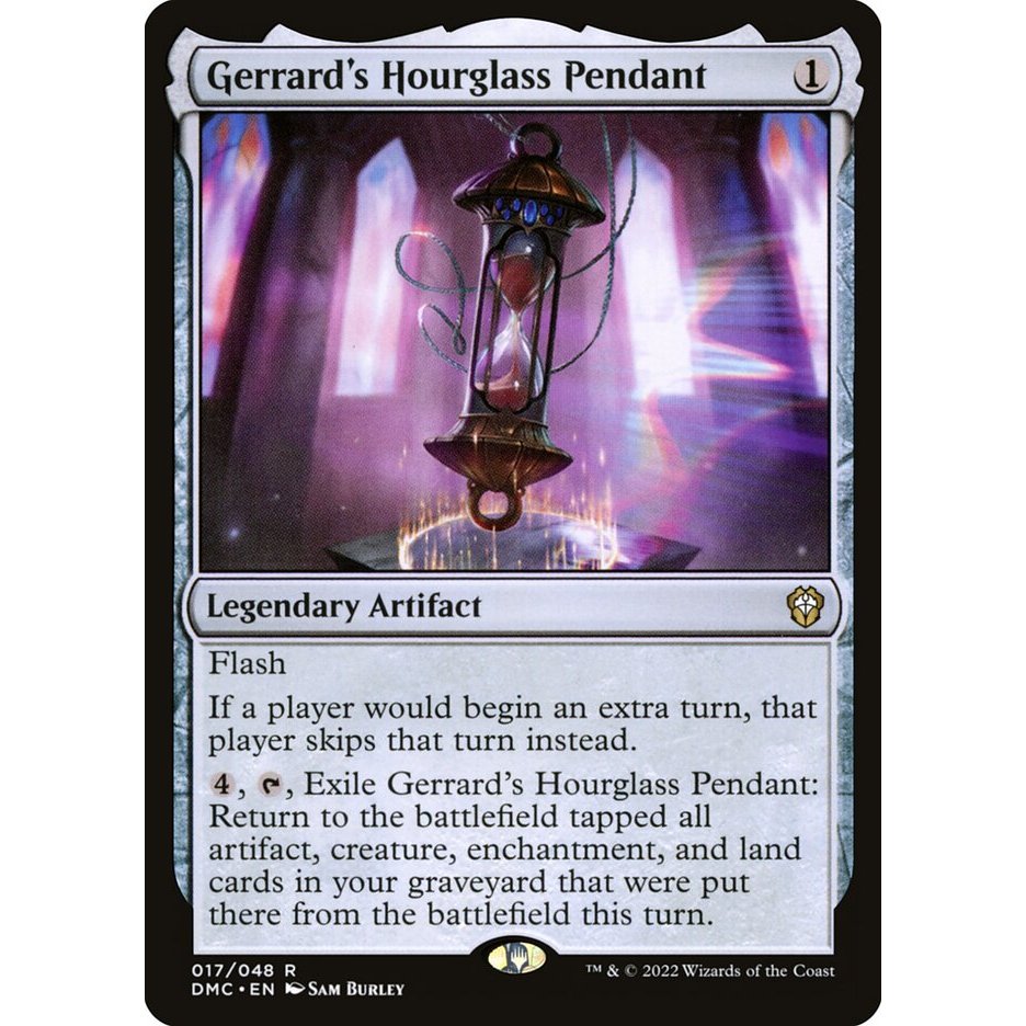 Gerrard's Hourglass Pendant Magic the Gathering Card [MTG] | Shopee ...