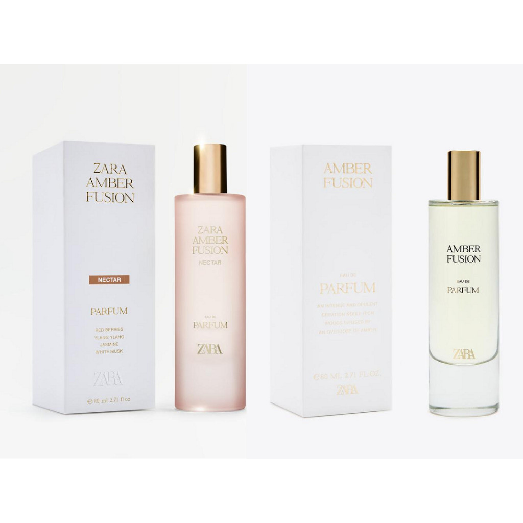 ZARA AMBER FUSION 30 ML OR 80 ML EAU DE PARFUM | Shopee Philippines