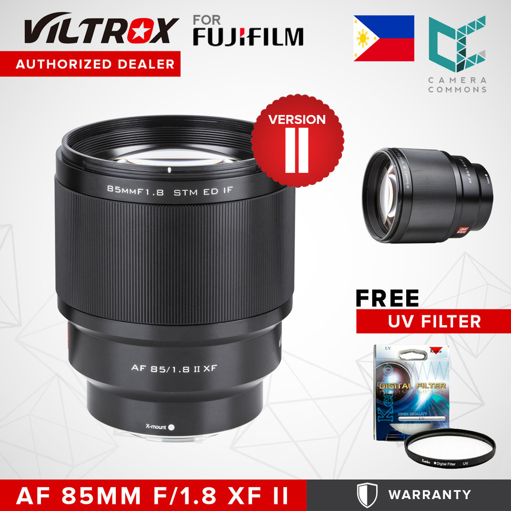 Viltrox AF 85mm f/1.8 XF II Version 2 Lens for FUJIFILM X X-Mount V1 V2 ...