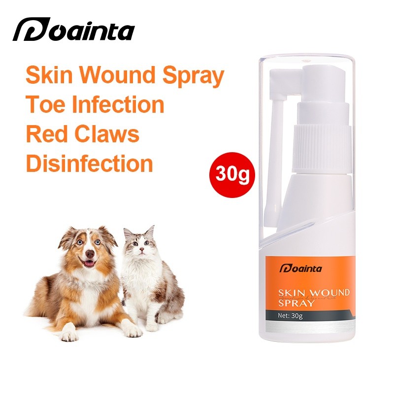 PUAINTA Pets Skin Wound Spray for Dogs and Cats Antibacterial ...