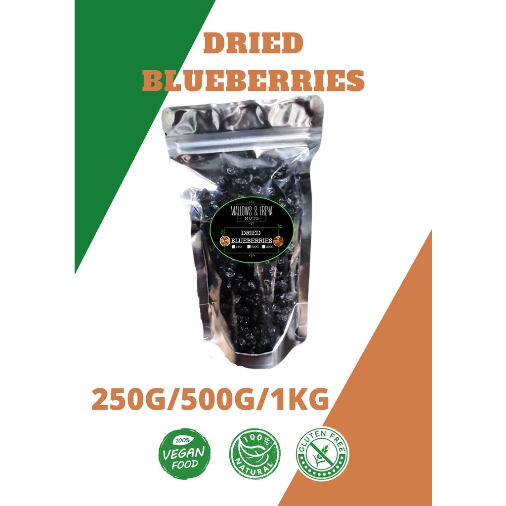 DRIED BLUEBERRIES (250G/500G/1KG) | Shopee Philippines