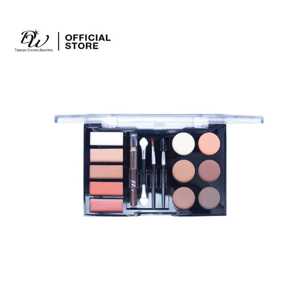 DW 11-Colors Eyeshadow & Eyebrow Set 5in1 Eye Make Up Kit | Shopee ...