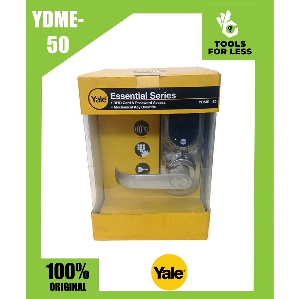 Yale RFID Deadlatch Smart Digital Lock Model: YDME50 | Shopee Philippines