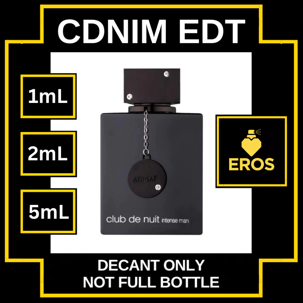 Armaf CDNIM EDT 1mL 2mL 5mL perfume sample decant tingi Club de Nuit ...