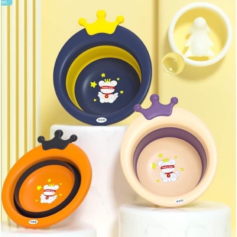 Samarah Cute Kids Folding Wash Basin | Collapsible Wash Basin ...
