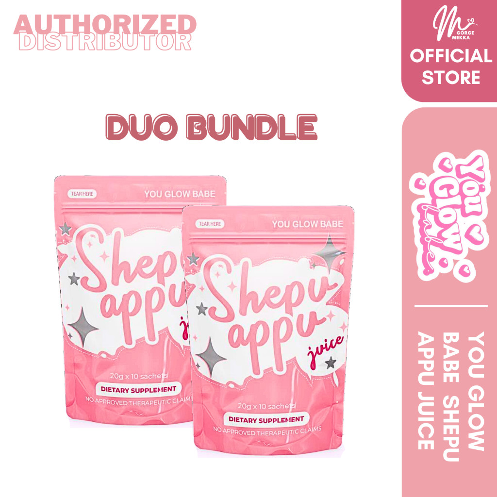Shepu Appu DUO BUNDLE by You Glow Babe Beauty Supplements Glutathione ...