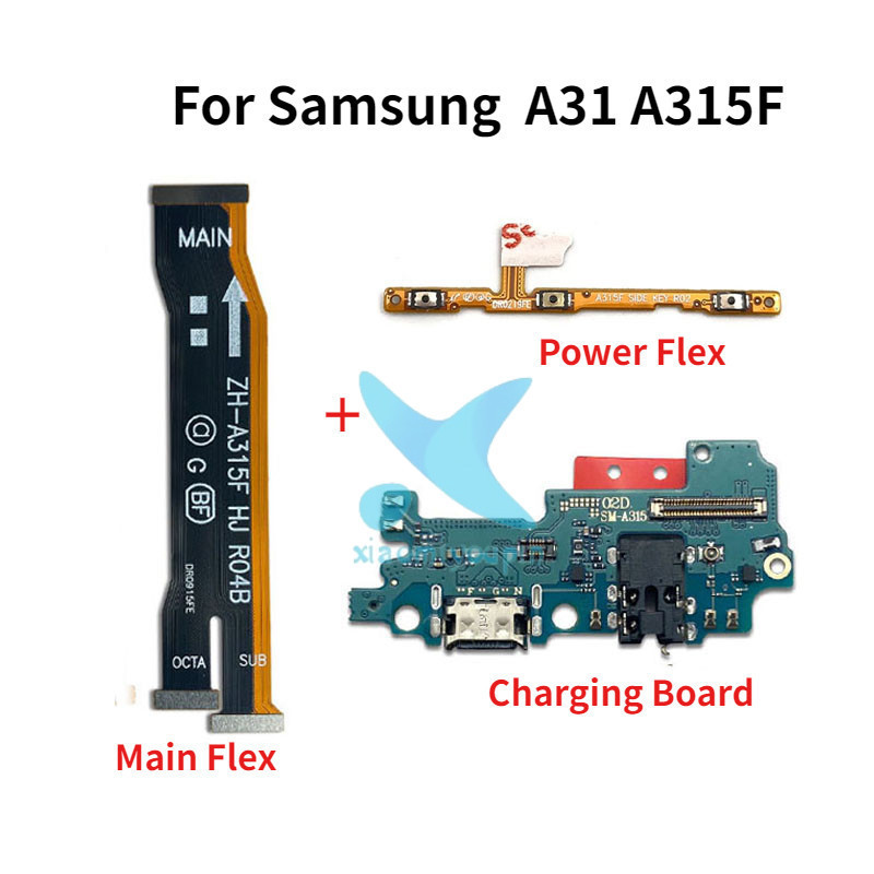 Charging Main Board Connector Flex For SAMSUNG A31 A315F Power Flex ...