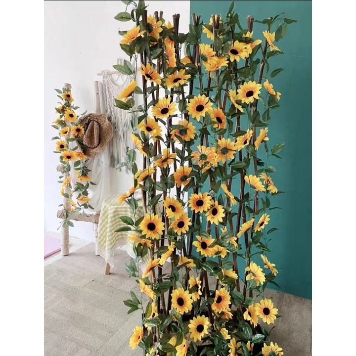 26 Heads Artificial Sunflower Simulation Flower Party Decoration ...