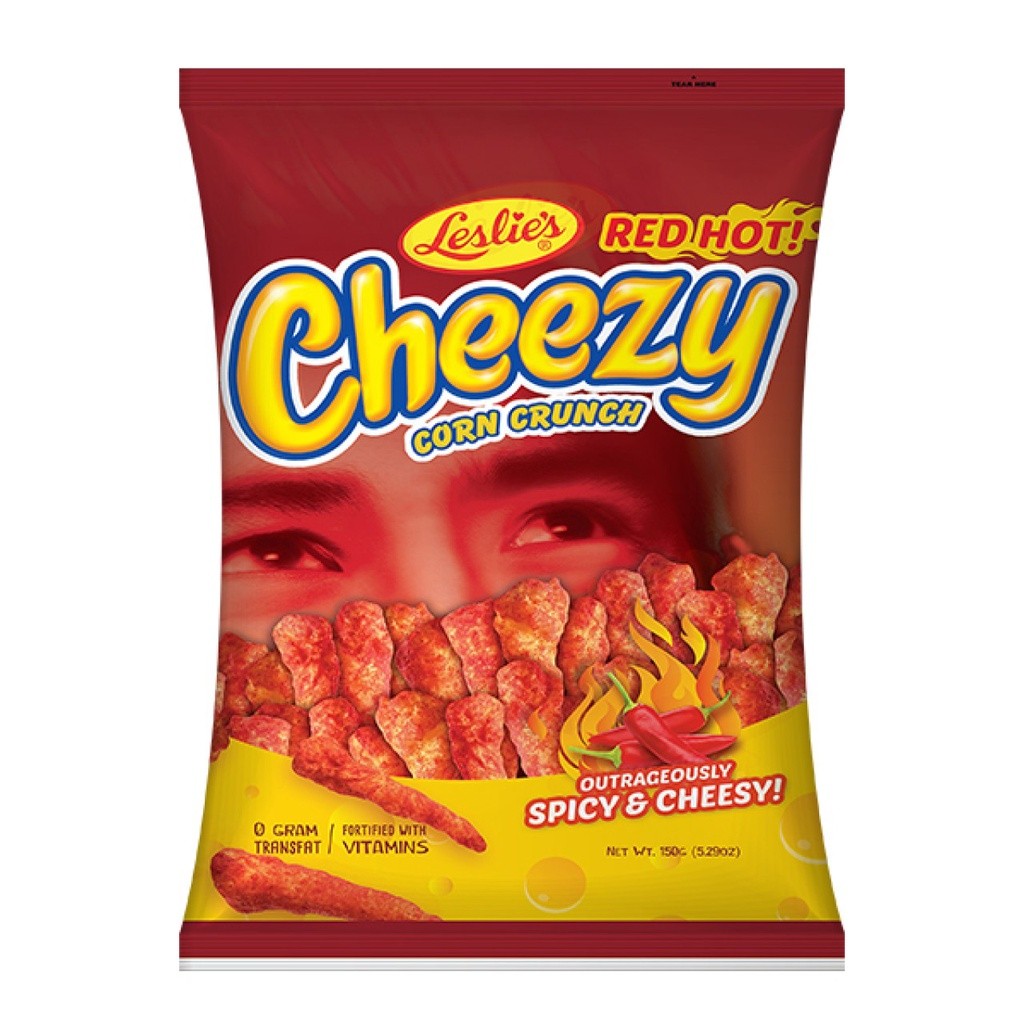 Cheezy Corn Crunch Spicy & Cheesy (Red Hot) 150g | Shopee Philippines