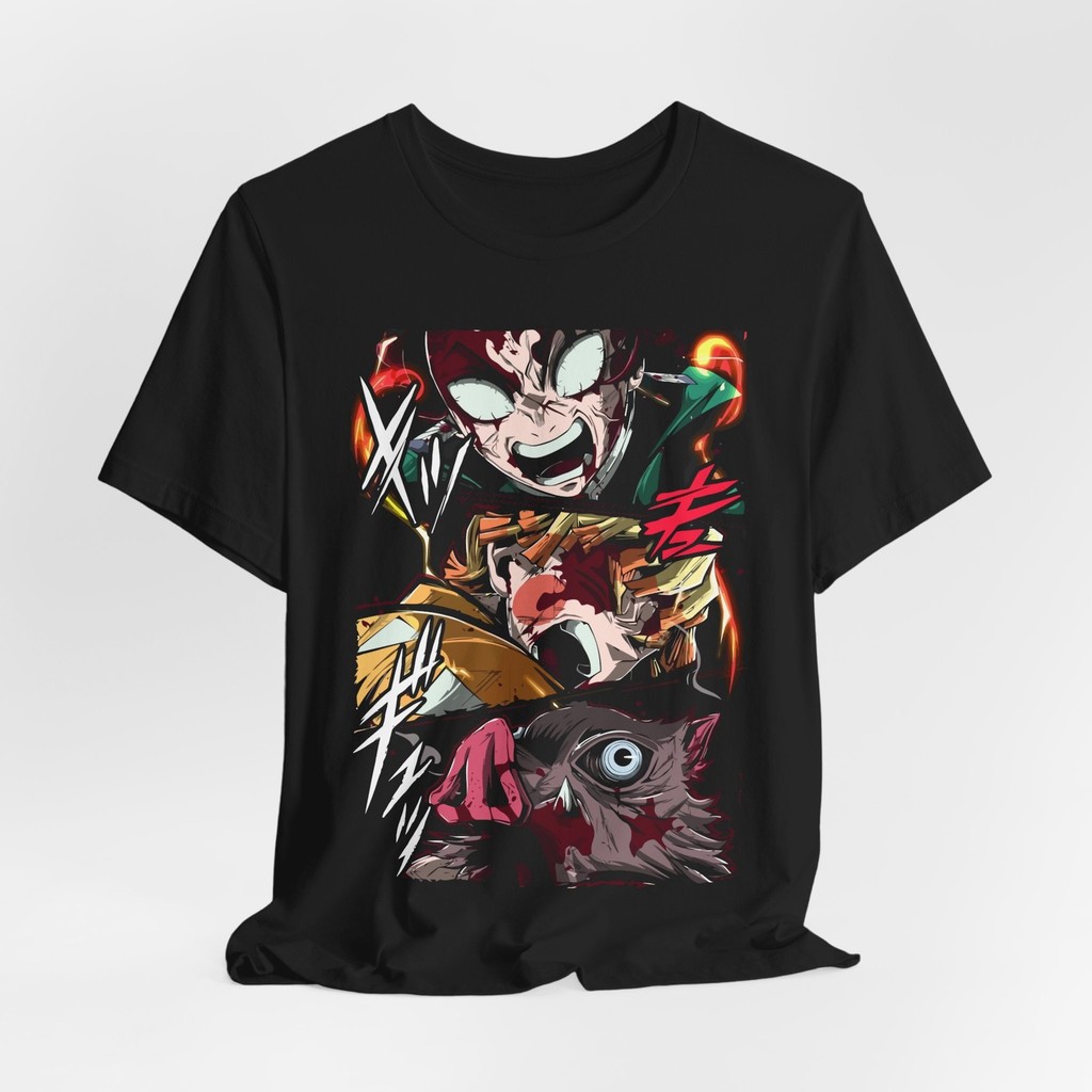 Demon Slayer Graphic Tee, Anime Shirt, Manga T-Shirt, Japanese Cartoon ...